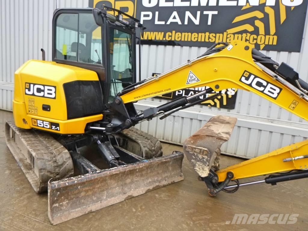 Jcb 55 Z-1, 2017, Kirton Lindsey, United Kingdom - Used mini excavators