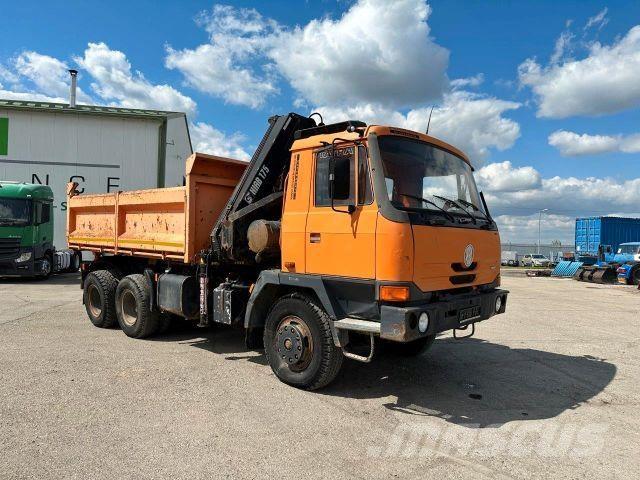 Tatra T 815 threesided kipper with HIAB crane 6x6, 635, 2007, Slovak ...